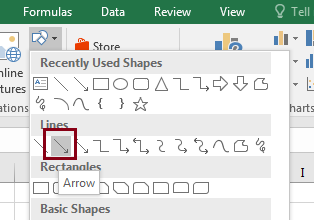 Cara Mudah Membuat Symbol Tanda Panah Dalam Excel - ADH-EXCEL.COM Tutorial