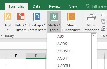 Rumus Excel Pada Kategori Fungsi Matematika Yang Sering Digunakan - ADH ...
