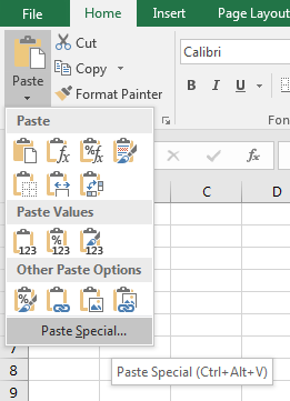 2 Cara Paste Special Dalam Excel Untuk Menampilkan Pilihan Copy Paste ...