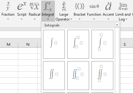 Cara Menampilkan Symbol Integral dan Radical Dalam Excel - ADH-EXCEL ...