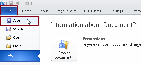 Cara Menyimpan File di Microsoft Word Dengan Save dan Save As - ADH ...
