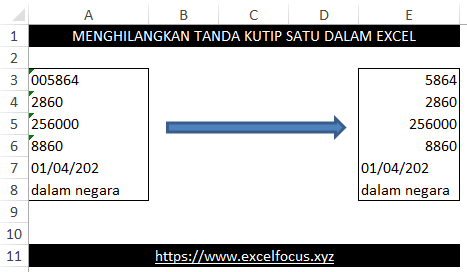Menghilangkan Tanda Kutip Satu Dalam Excel Menggunakan 3 Cara - ADH ...