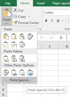 2 Cara Paste Special Dalam Excel Untuk Menampilkan Pilihan Copy Paste ...