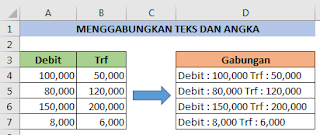 Cara Menggabungkan Dua Teks Dalam Kolom Menjadi Satu Kolom Dalam Excel ...