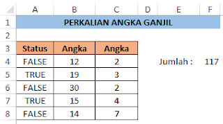 Perkalian Angka Hanya Pada Bilangan Ganjil Dengan Rumus Excel - ADH ...